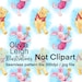 Winnie the Pooh and Piglet Cute Seamless Pattern. Digital Paper ...