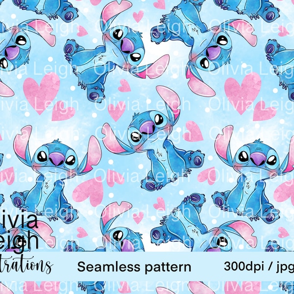 Stitch Wallpaper - Etsy