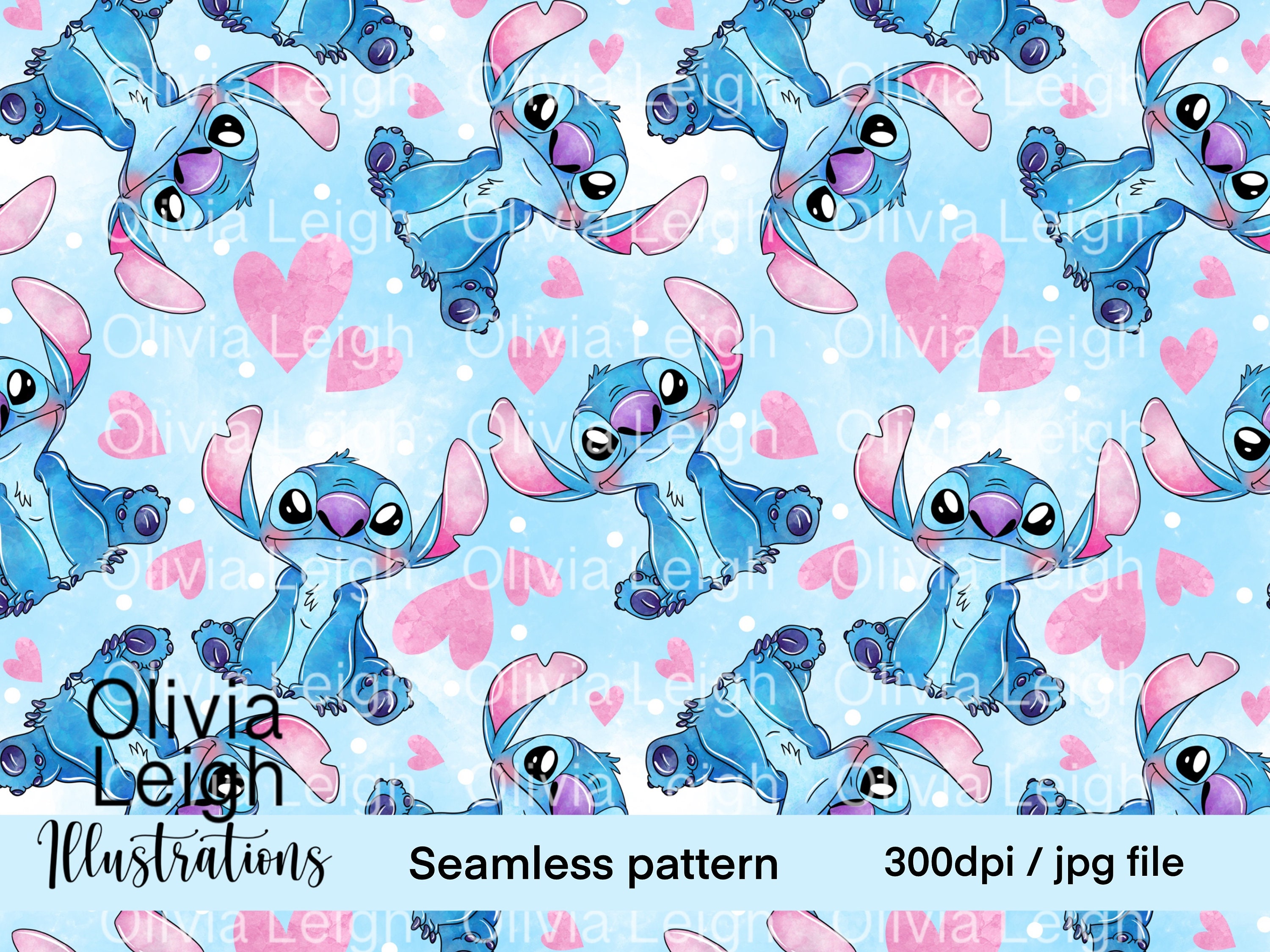 Cute Baby Stitch Wallpaper