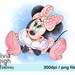 Set of Cute Minnie Mouse Pink Clipart PNG Files DIGITAL DOWNLOAD ...