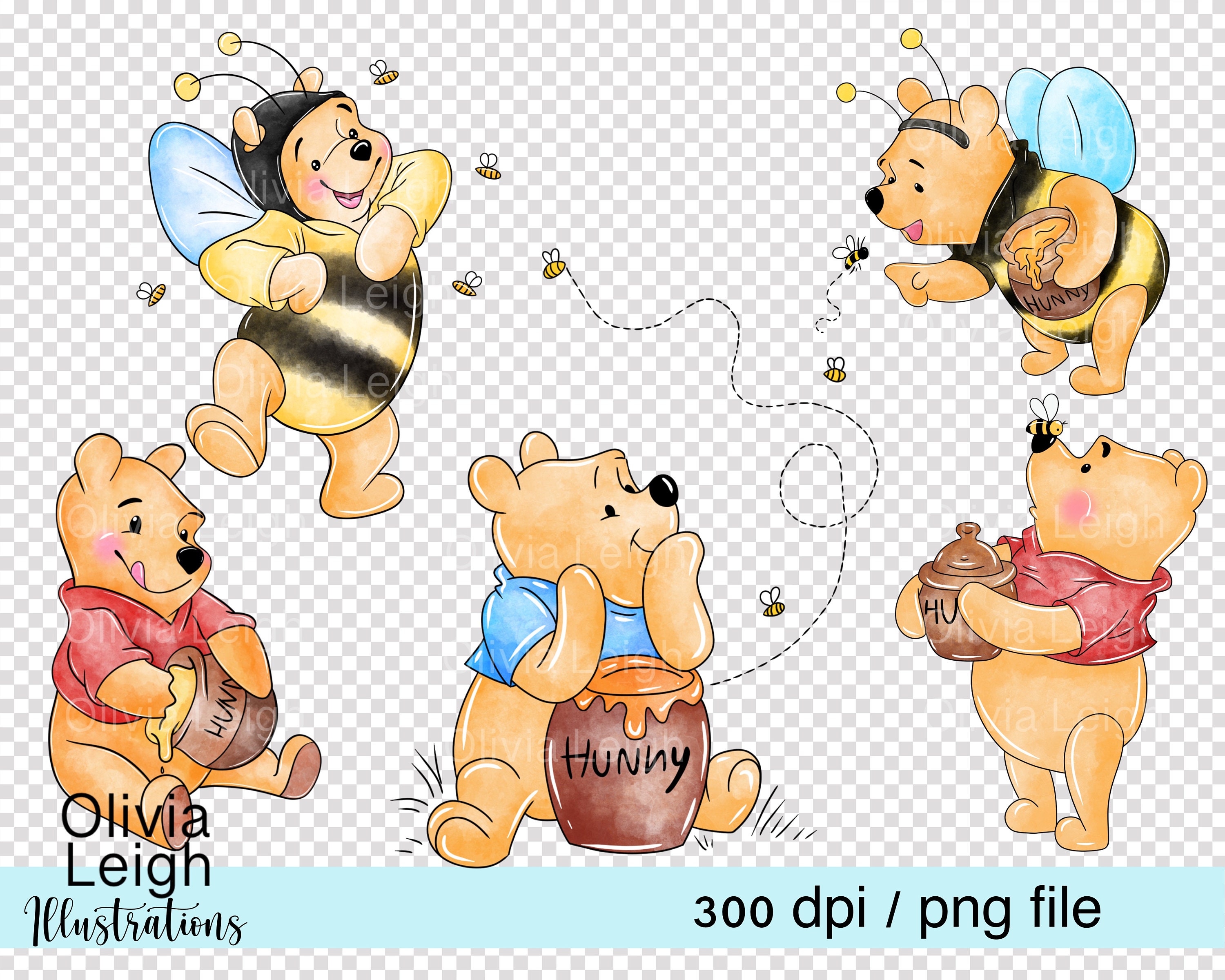 Winnie The Pooh Honey Bees