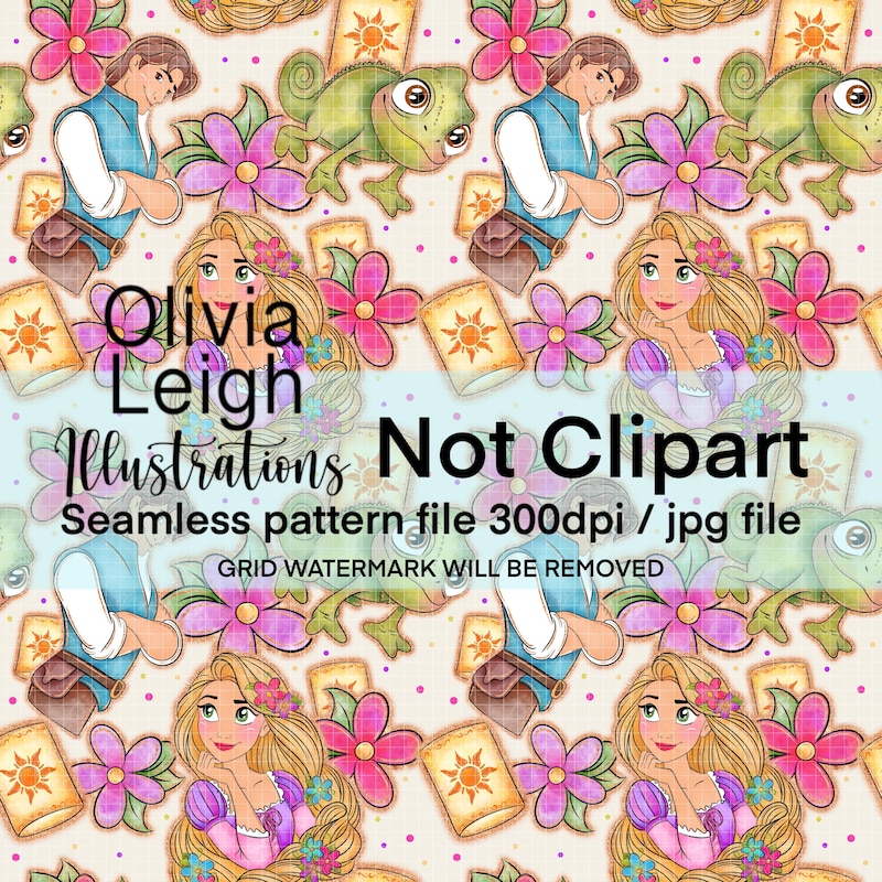 Tangled Digital Paper - Etsy