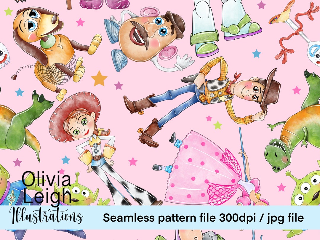Toy Story Seamless Repeat Pattern. Digital Paper. DIGITAL - Etsy