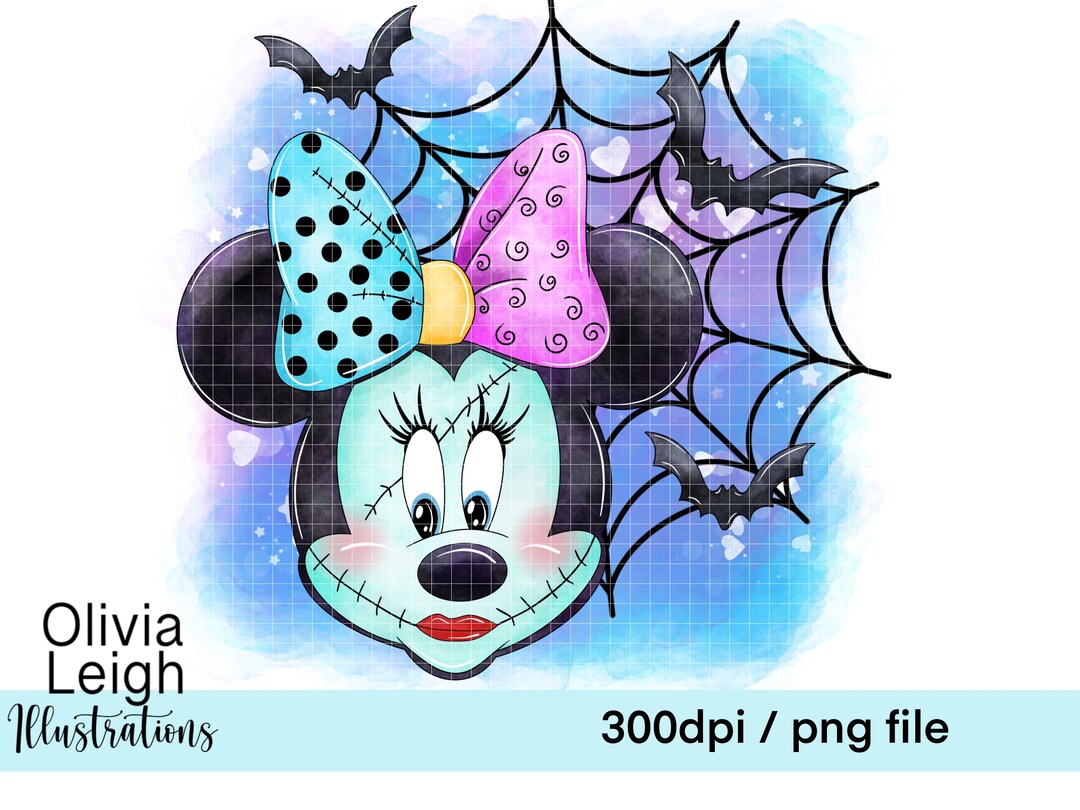 Minnie, Jack and Sally, Christmas Nightmare, Halloween Cute Clipart PNG ...