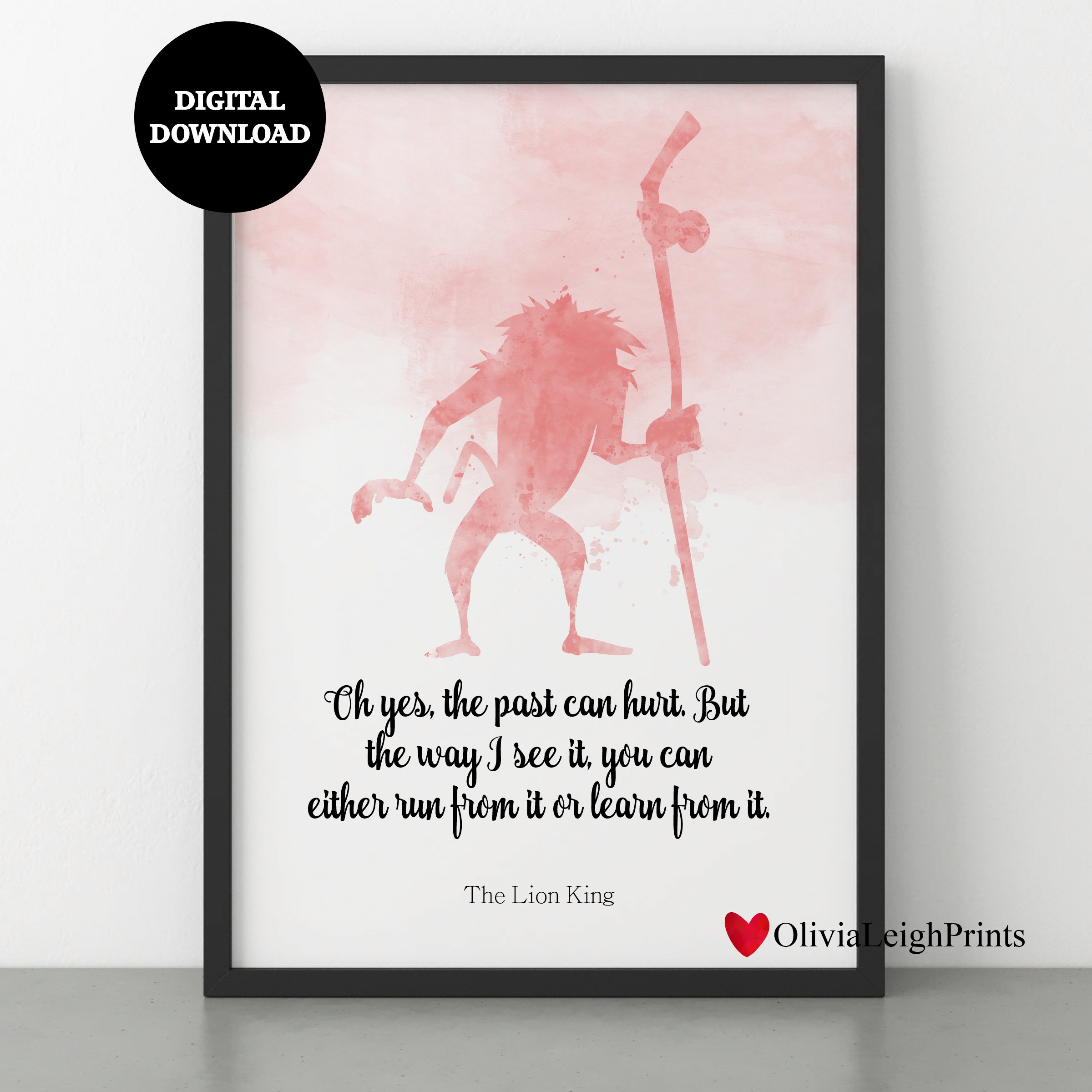 Lion King Quote The Past Can Hurt