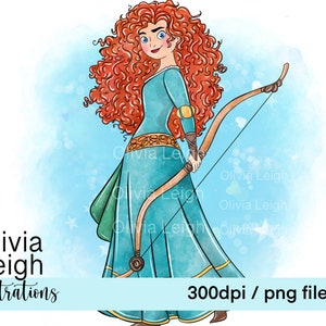 Set of Princess Belle, Cinderella, Snow White, Rapunzel, Jasmine and ...