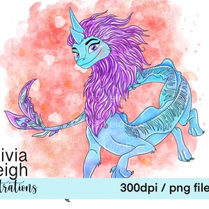 Princess Raya Cute Clipart Set PNG Files DIGITAL DOWNLOAD Printable - Etsy