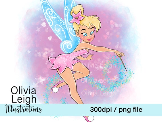 Tinkerbell Pink Wallpaper