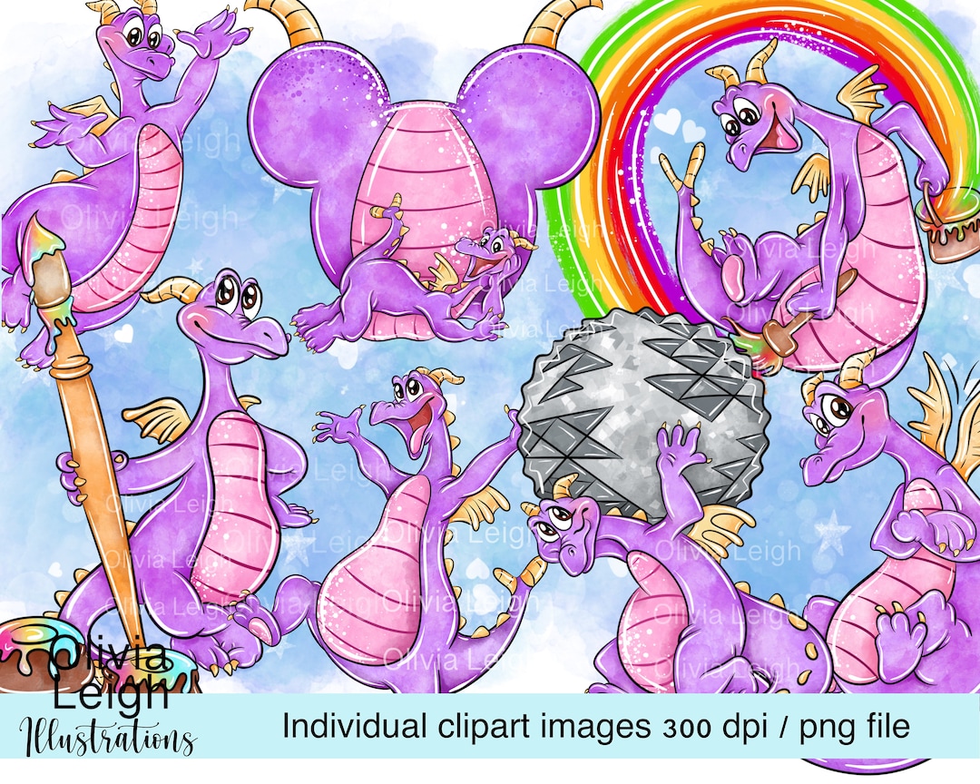 Figment Cute Clipart Set PNG Files DIGITAL DOWNLOAD Printable - Etsy