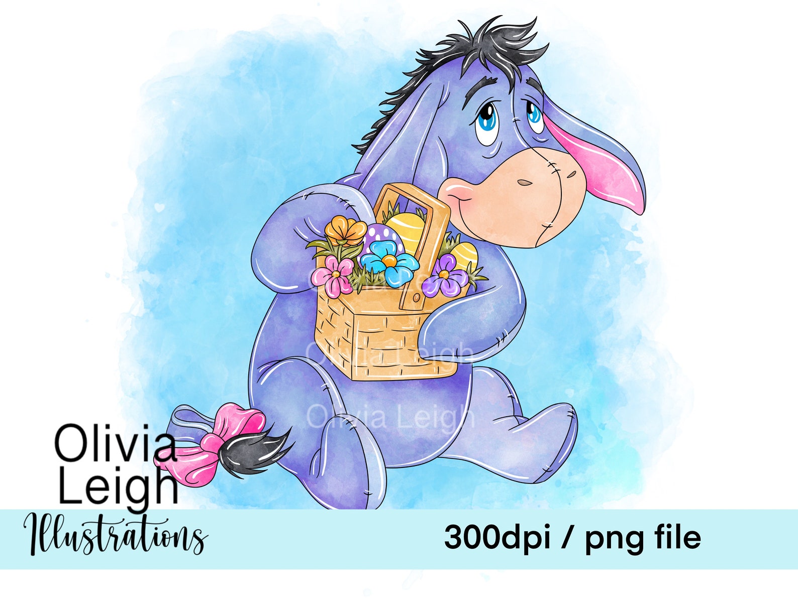 Winnie the Pooh. Eeyore, Tigger and Piglet Spring Time Cute Clipart Set ...