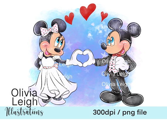 Mickey and minnie wedding clipart 60 photos - Astyledwedding.com