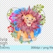Lion King Cute Clipart Sublimation PNG Files DIGITAL DOWNLOAD Printable ...