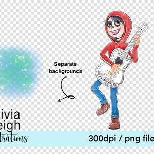 Coco Cute Clipart Set PNG Files DIGITAL DOWNLOAD Printable - Etsy