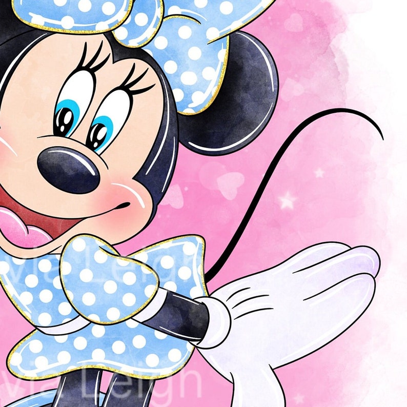 Minnie Mouse Cute Clipart PNG Files DIGITAL DOWNLOAD - Etsy