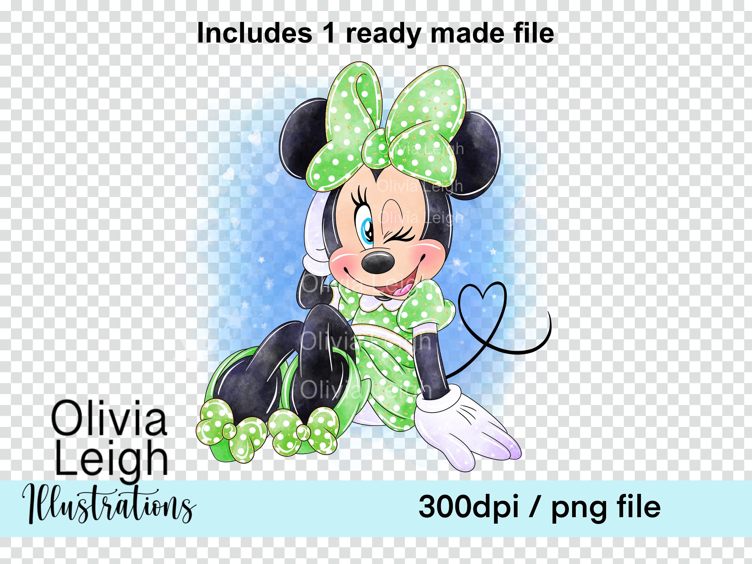 Vintage Minnie Mouse Clip Art