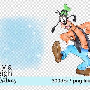 Goofy Cute Clipart PNG Files DIGITAL DOWNLOAD Commercial Use Printable ...