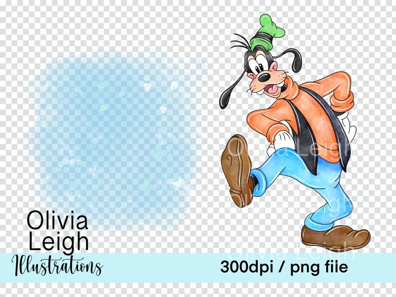 Goofy Cute Clipart PNG Files DIGITAL DOWNLOAD Commercial Use Printable ...