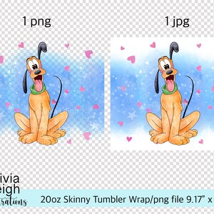 Pluto Sublimation Design Wrap PNG File DIGITAL DOWNLOAD 20oz Skinny Tumbler Design - Etsy