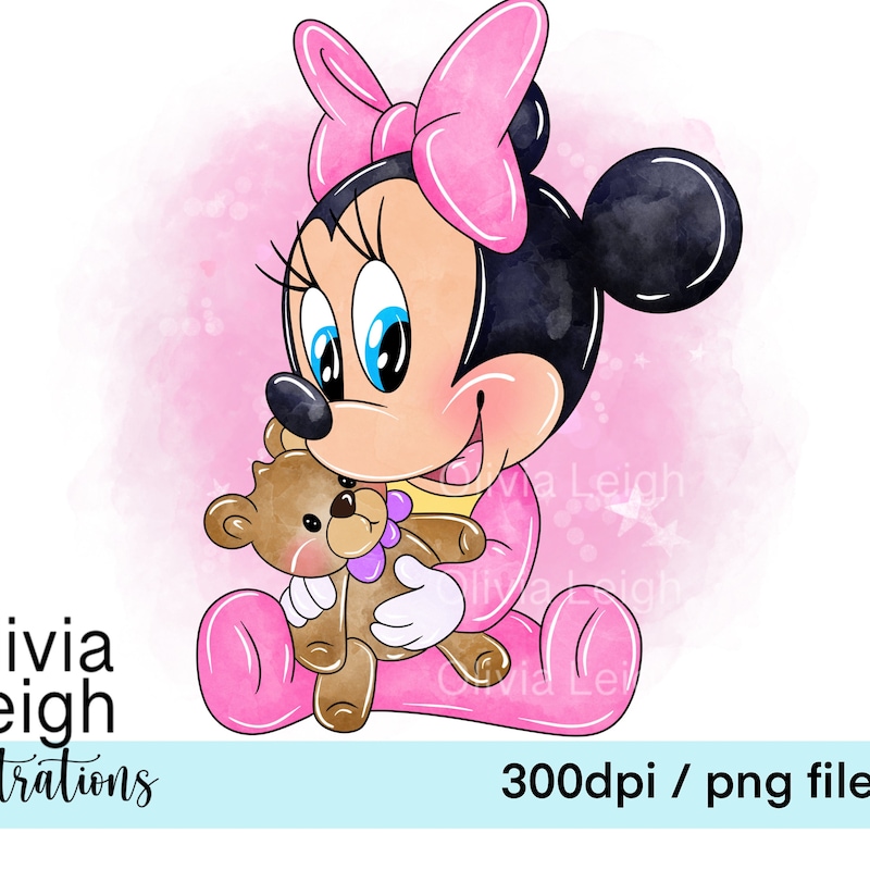 Minnie Mouse Clipart - Etsy