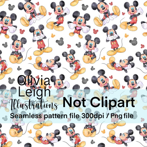 Mickey Mouse Bow Pattern - Etsy