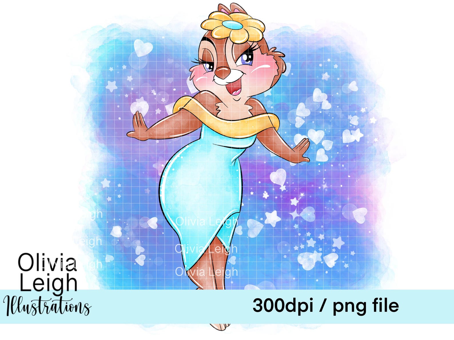 Cute Clarice Clipart Sublimation PNG Files DIGITAL DOWNLOAD Printable ...