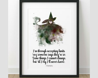 Elphaba Quote | Etsy