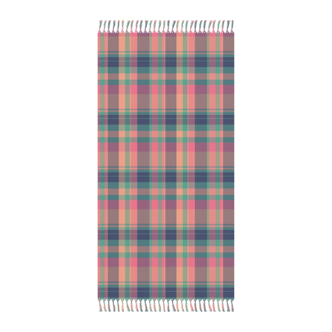 Madras Plaid Beach Towel - Etsy