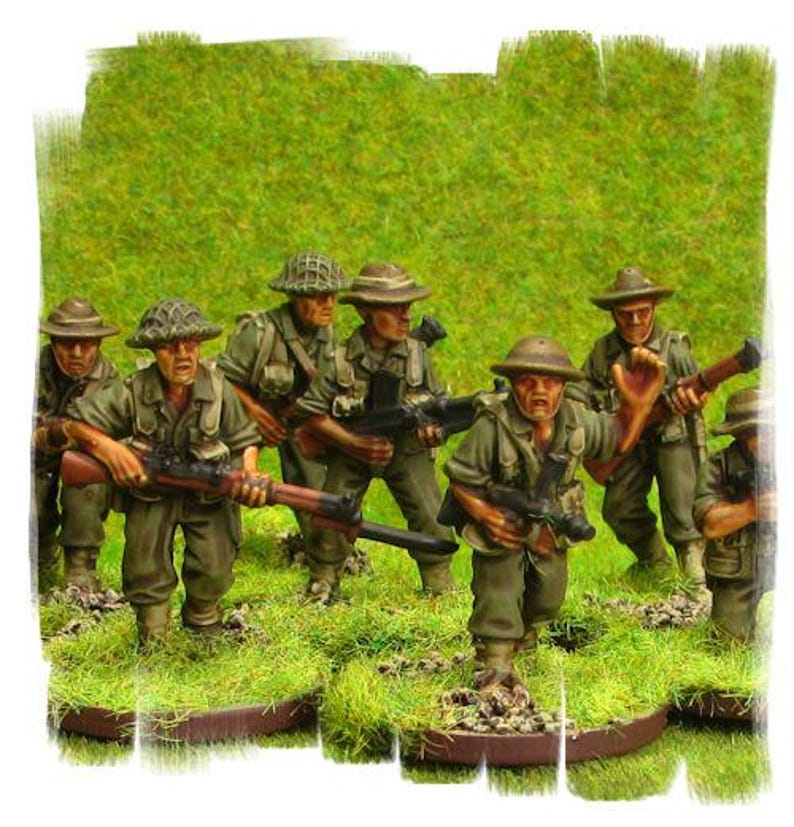 Painted! - Australian Jungle Division Infantry Section - 28mm Bolt ...
