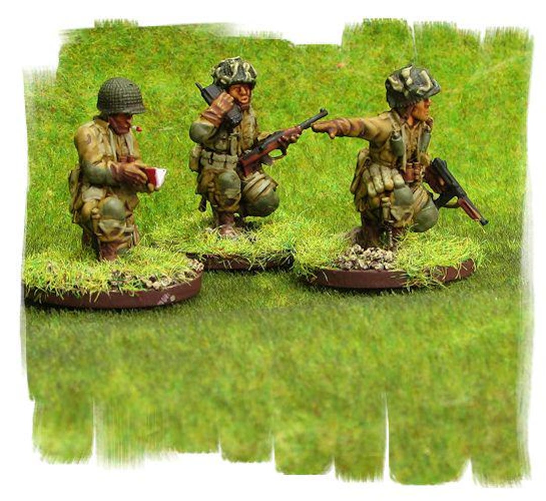 Painted! - US Para Forward Observer Team - 28mm - World War II Bolt ...