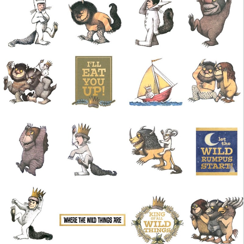 Wild Things Print - Etsy