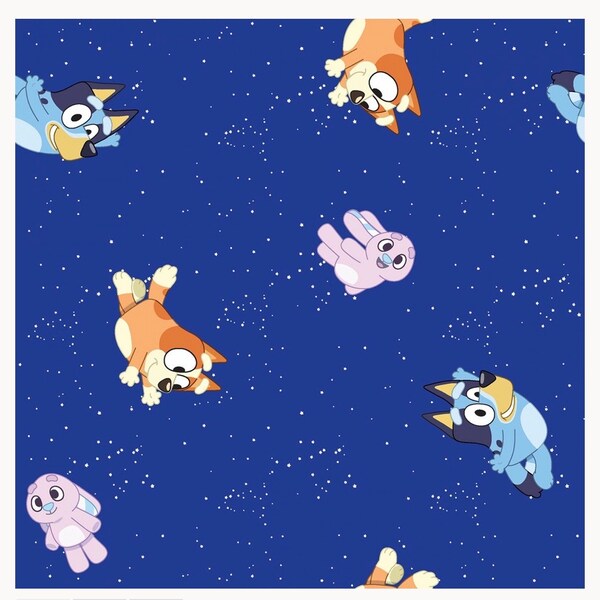 Bluey Fleece Fabric - Etsy