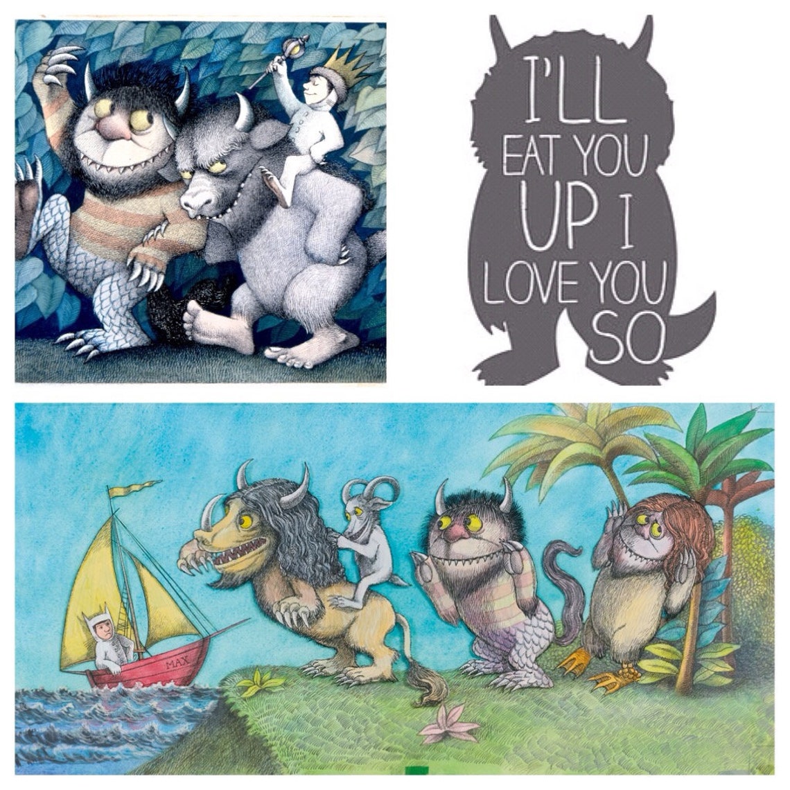 Where the Wild Things Are Fabric - Etsy
