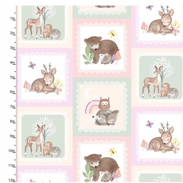 Woodland Fabric - Etsy