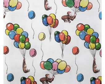 Curious George Fabric - Etsy