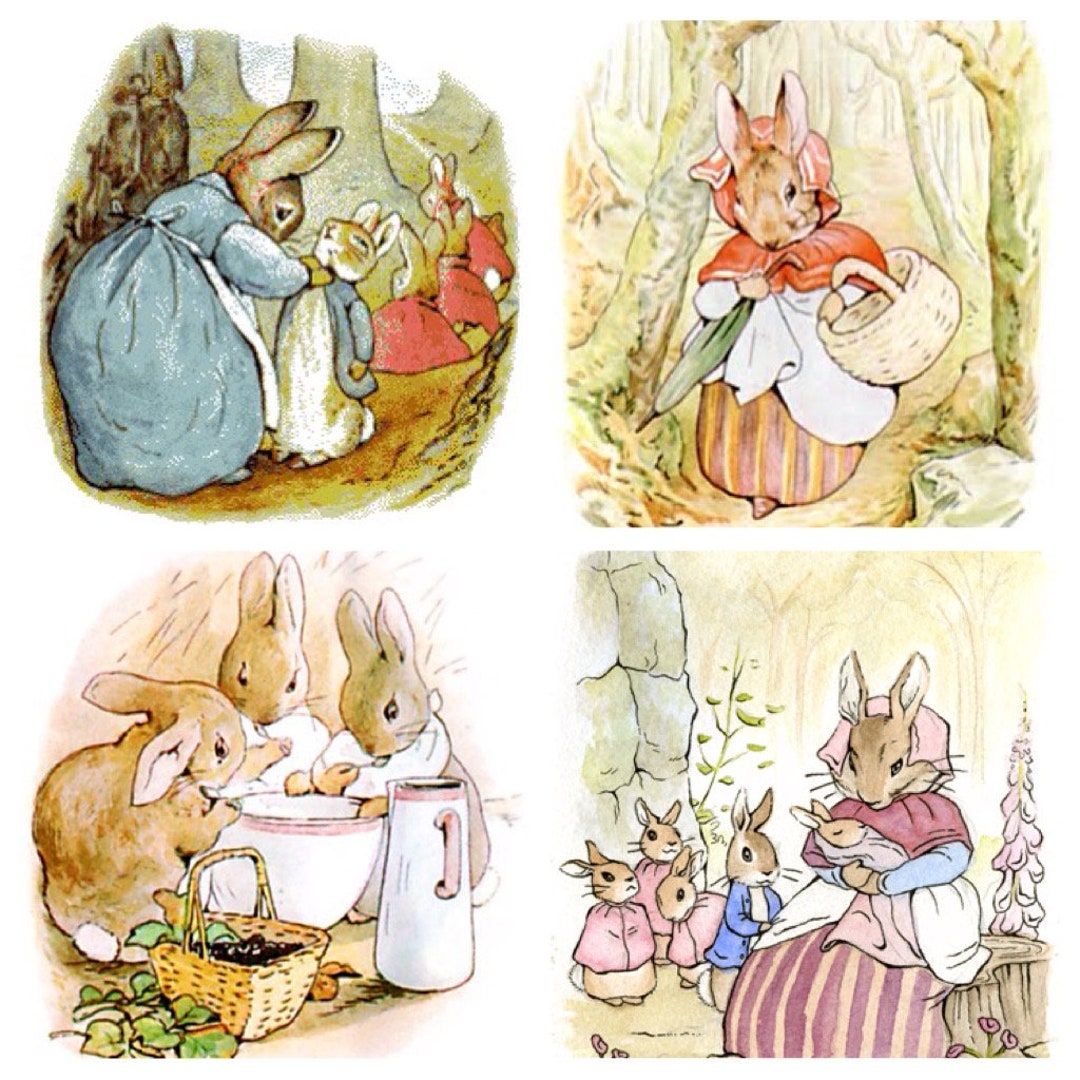 Classic Peter Rabbit Fabric by Beatrix Potter - DIY Crafts and Baby ...