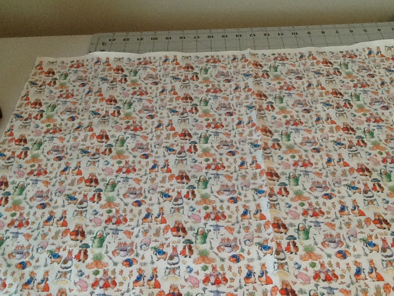 Beatrix Potter Fabric Peter Rabbit | Etsy