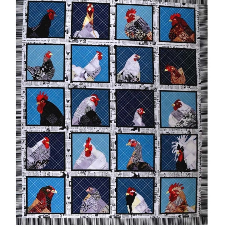 Chicken Fabric - Etsy