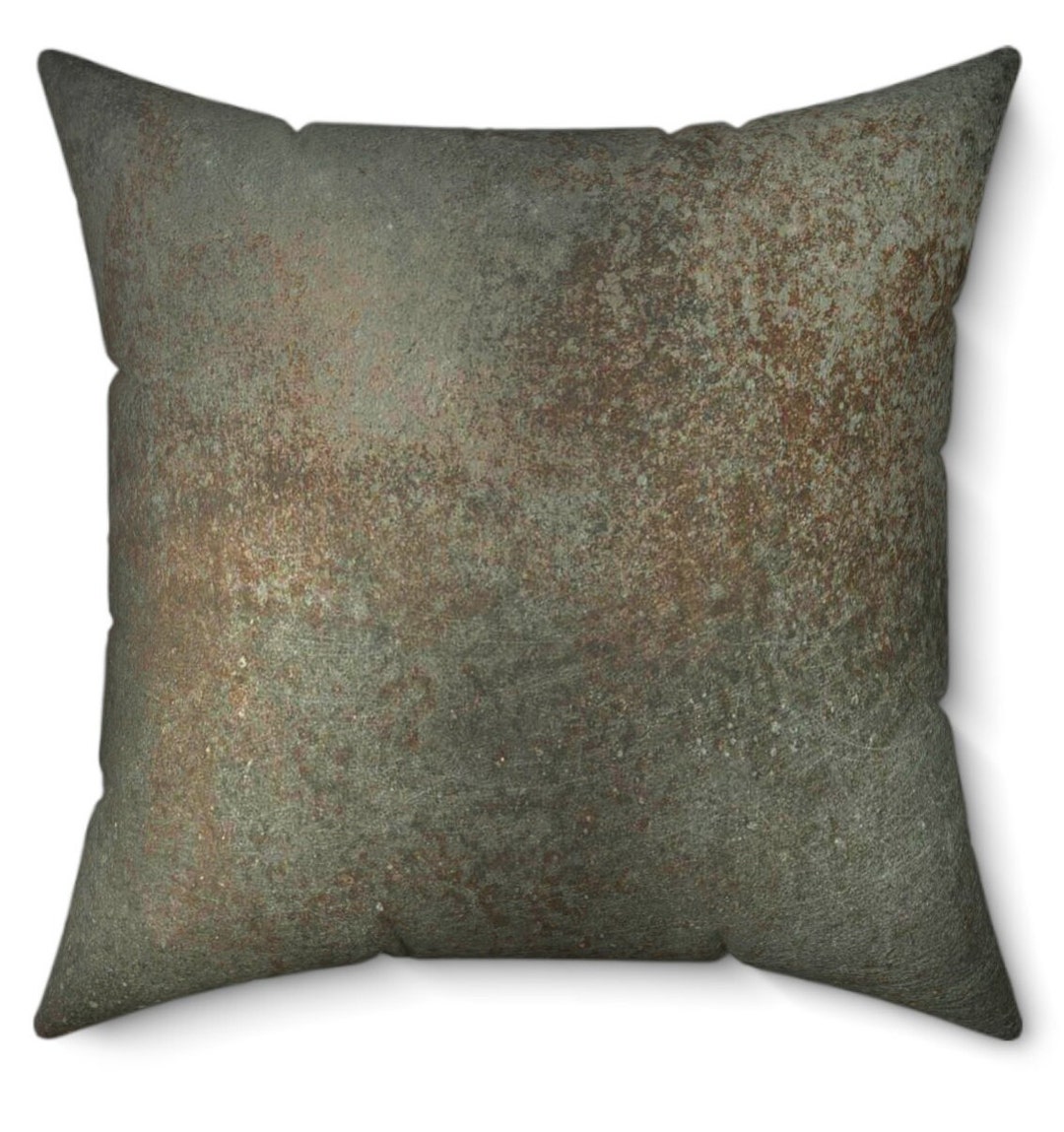 Aged Green Copper Throw Pillow! - Etsy
