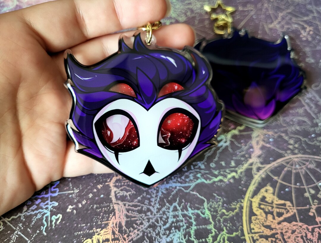 Helluva Boss Stolas Head Shaker Charms - Etsy