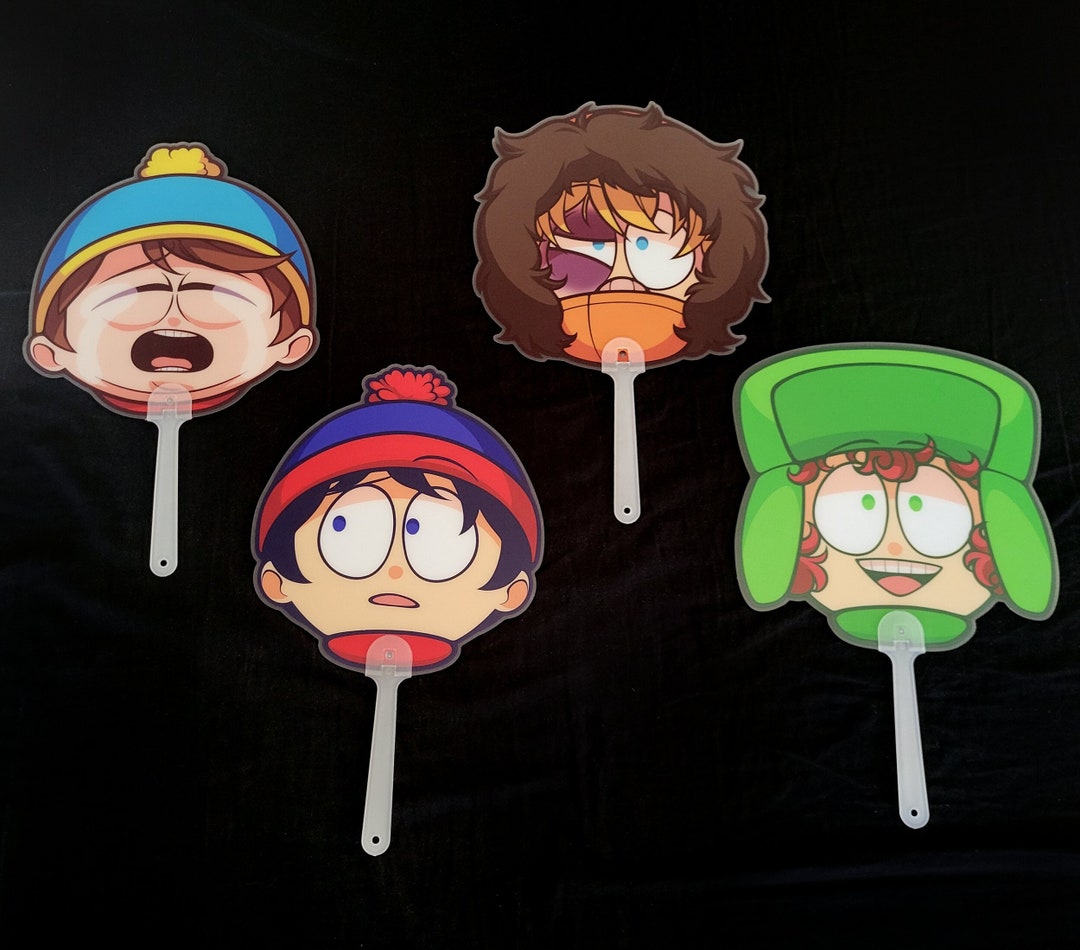 SP 8in PVC Handle Fans Main Four Available - Etsy