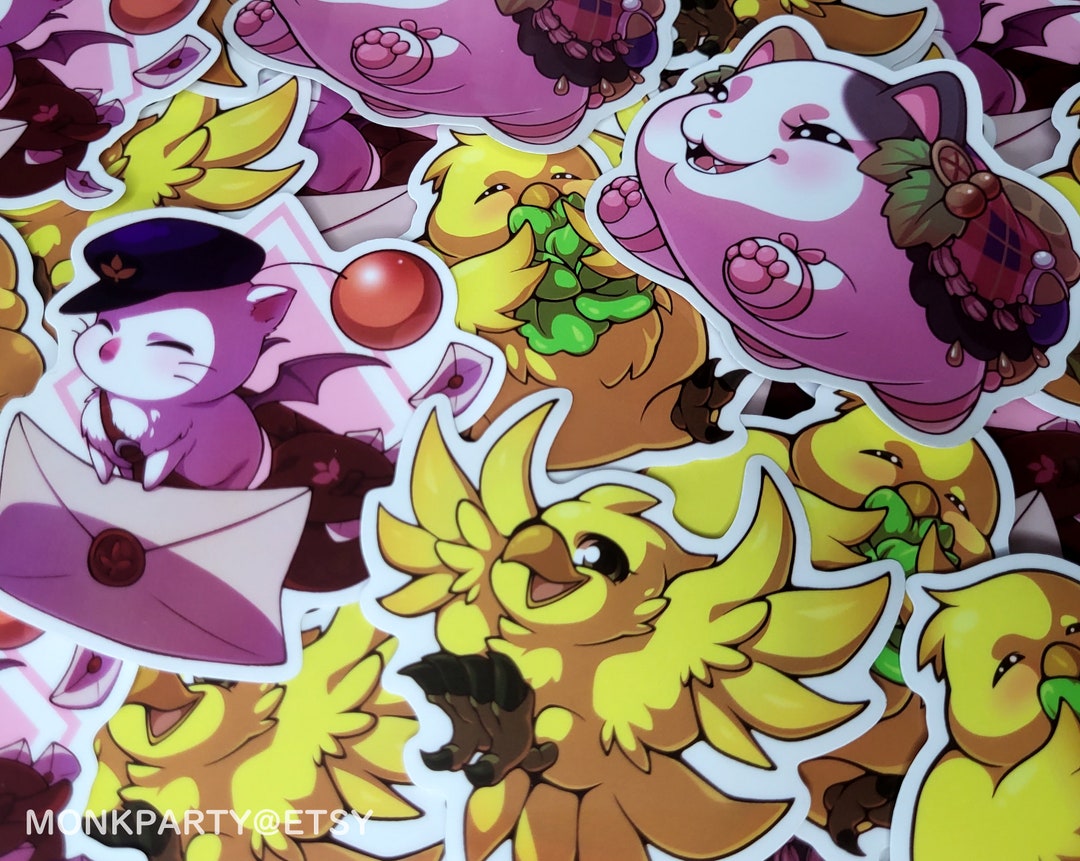 FFXIV || Vinyl Stickers || 4 Designs Available - Etsy