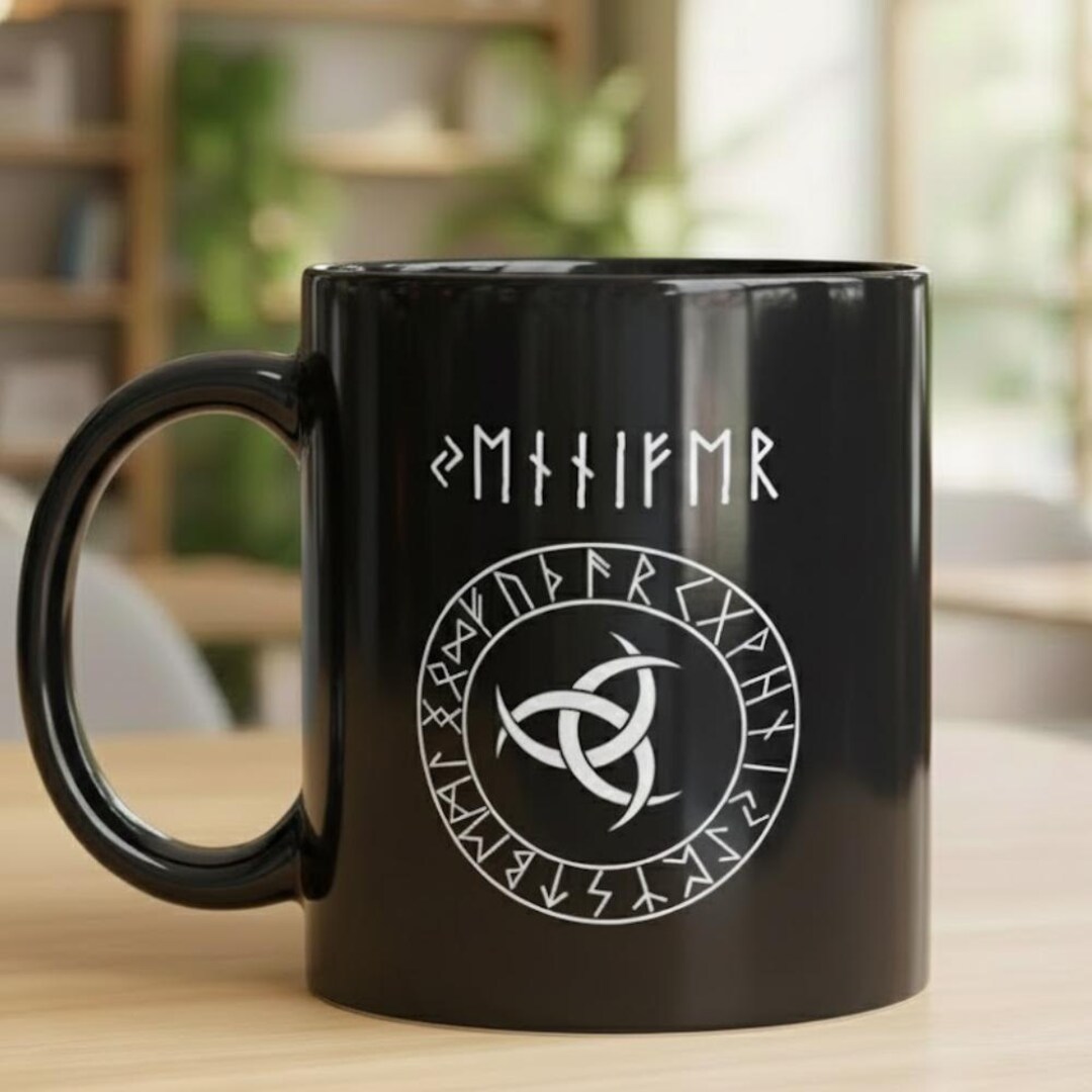 Personalized Viking Rune Mug – Custom Name in Ancient Norse Runes ...