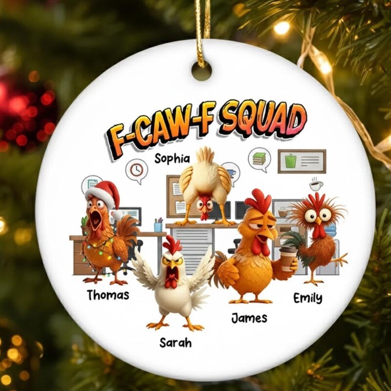 F Caw F Squad Ornament - Etsy