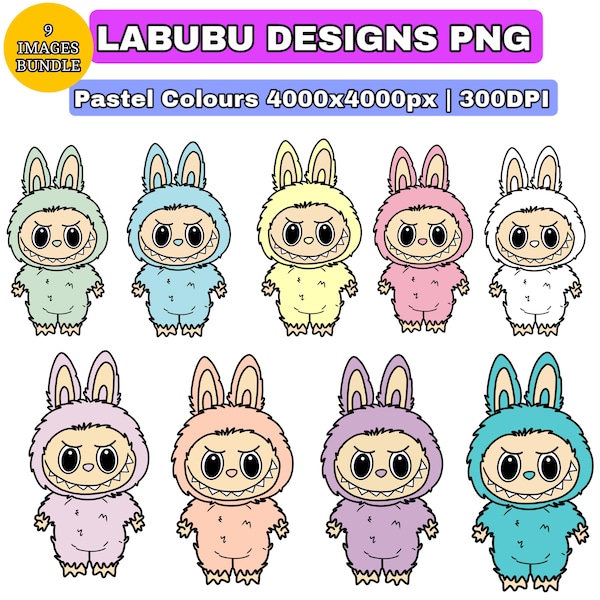 Labubu Clipart - Etsy