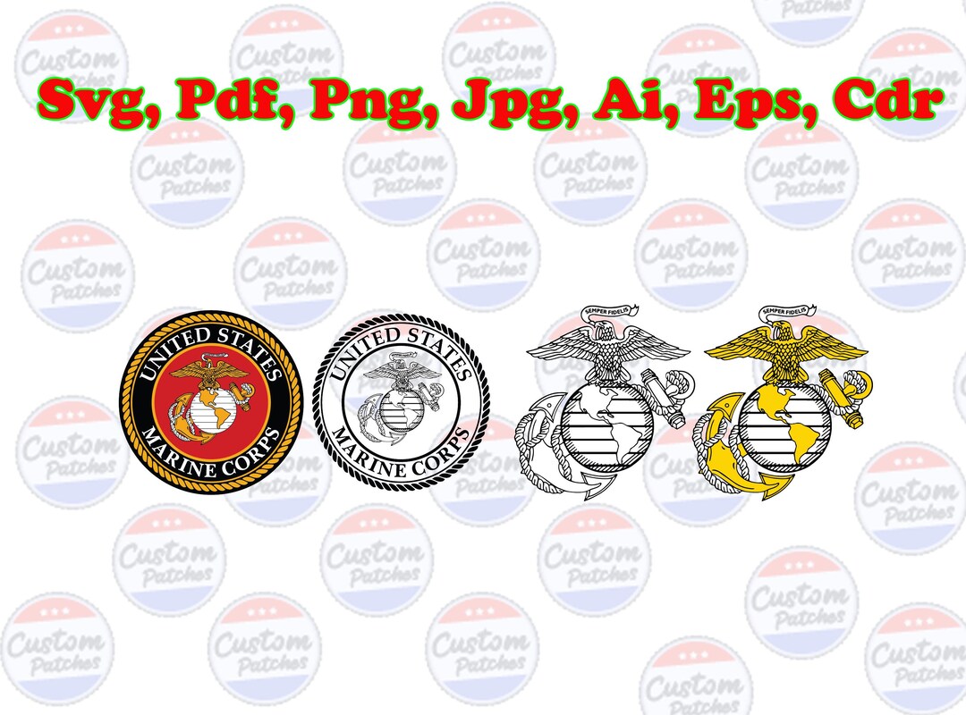US Marine Veteran SVG | Military Vet Design | Patriotic Marine Corps ...