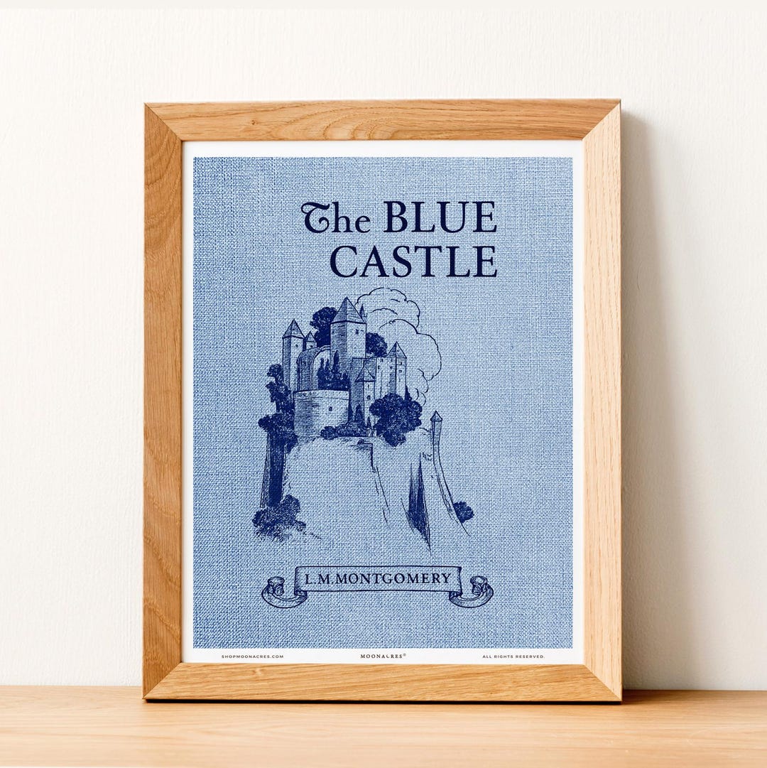 The Blue Castle Book Cover Art Print | L.M. Montgomery (digital ...