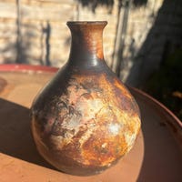 Richard Mahaffey Northwest Studio Pottery Saggar Fired Raku Sculptural ...