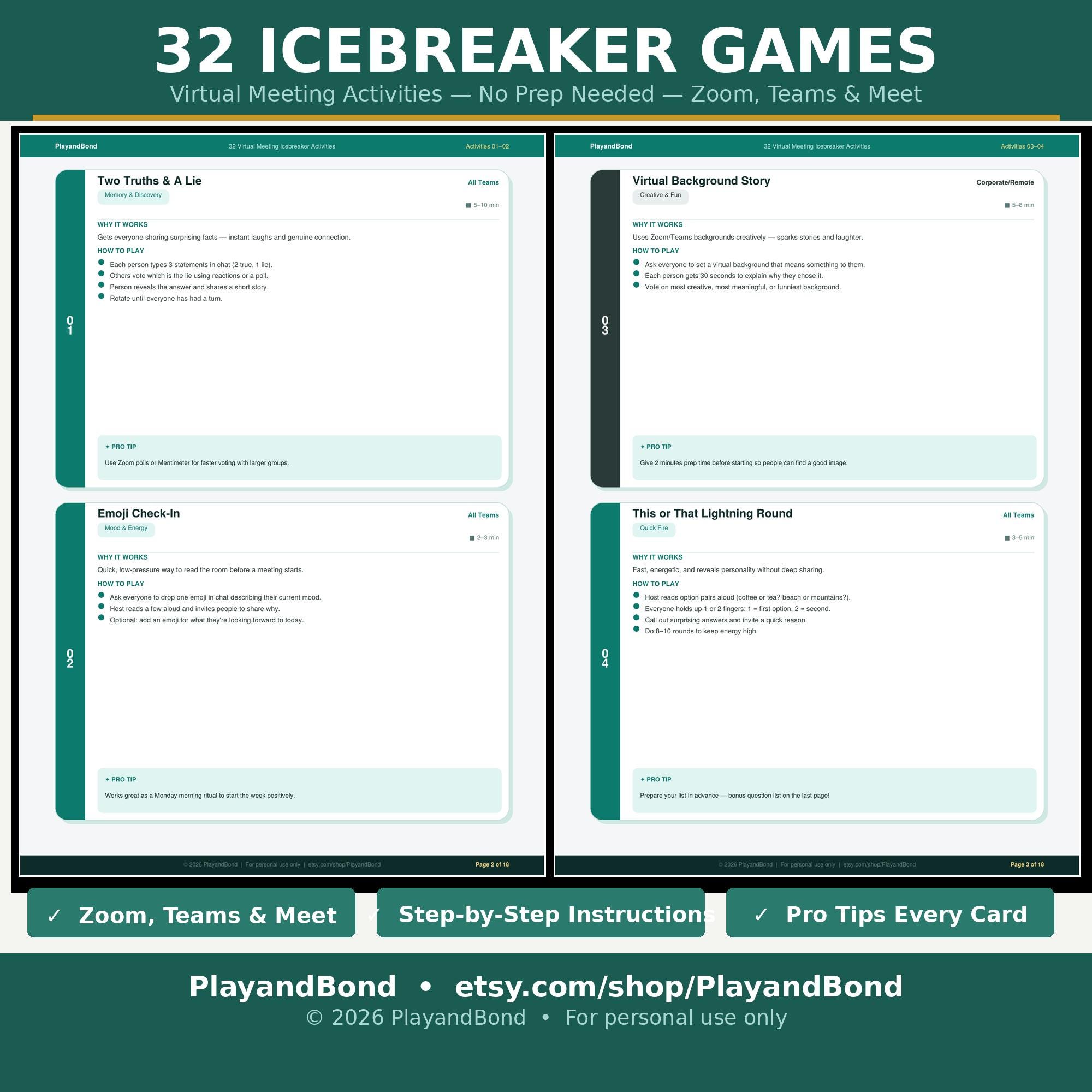 32 Virtual Meeting Icebreakers | Team Building Games for Remote Teams ...