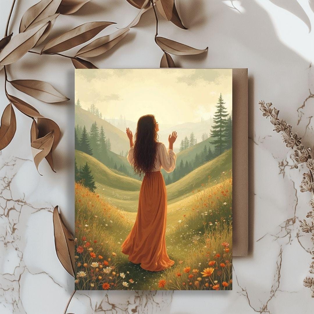 Postcard | Card | Boho | Boho Style | Vintage | Birthday Card ...