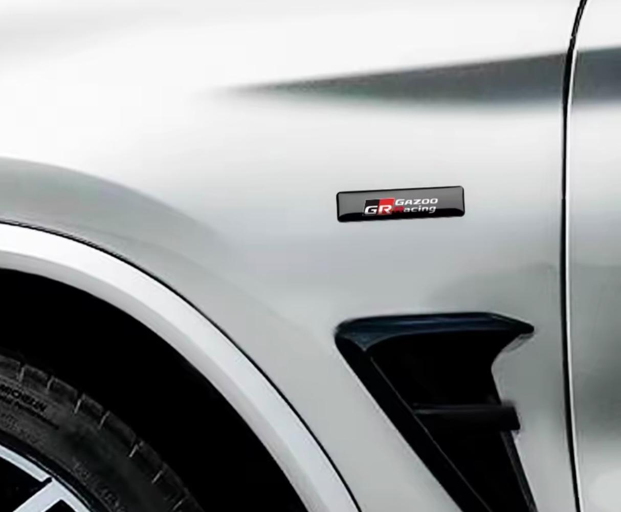 Brand New *5 Toyota GR Gazoo Racing Badge Sticker Set Interior Exterior ...